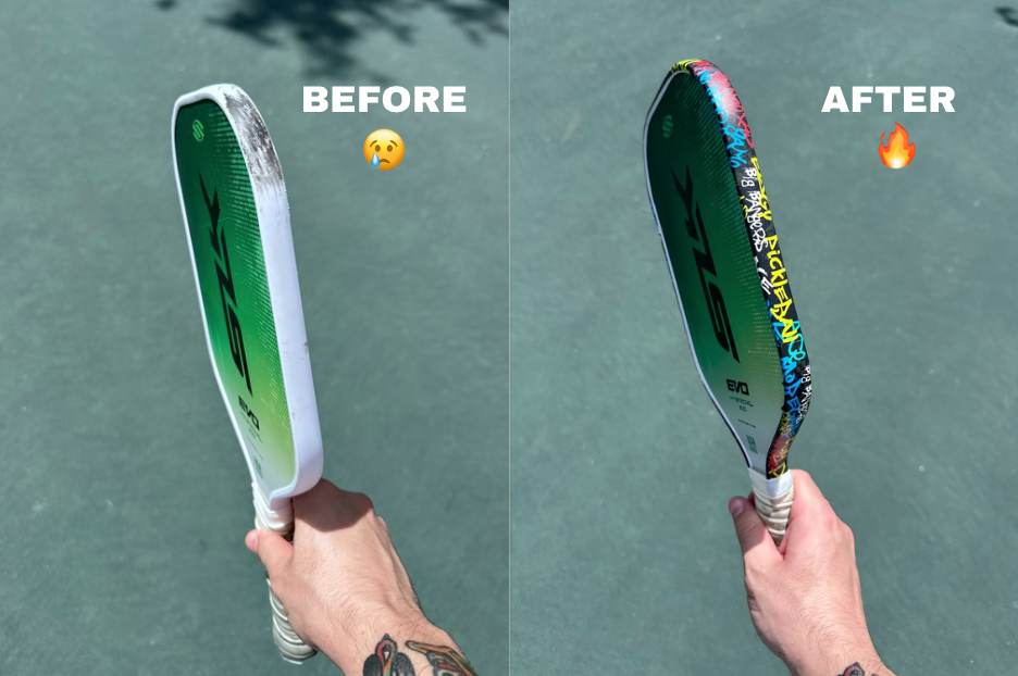 Pickleball Paddle Edge Tape - Protection Tape for Pickleball Paddles ...